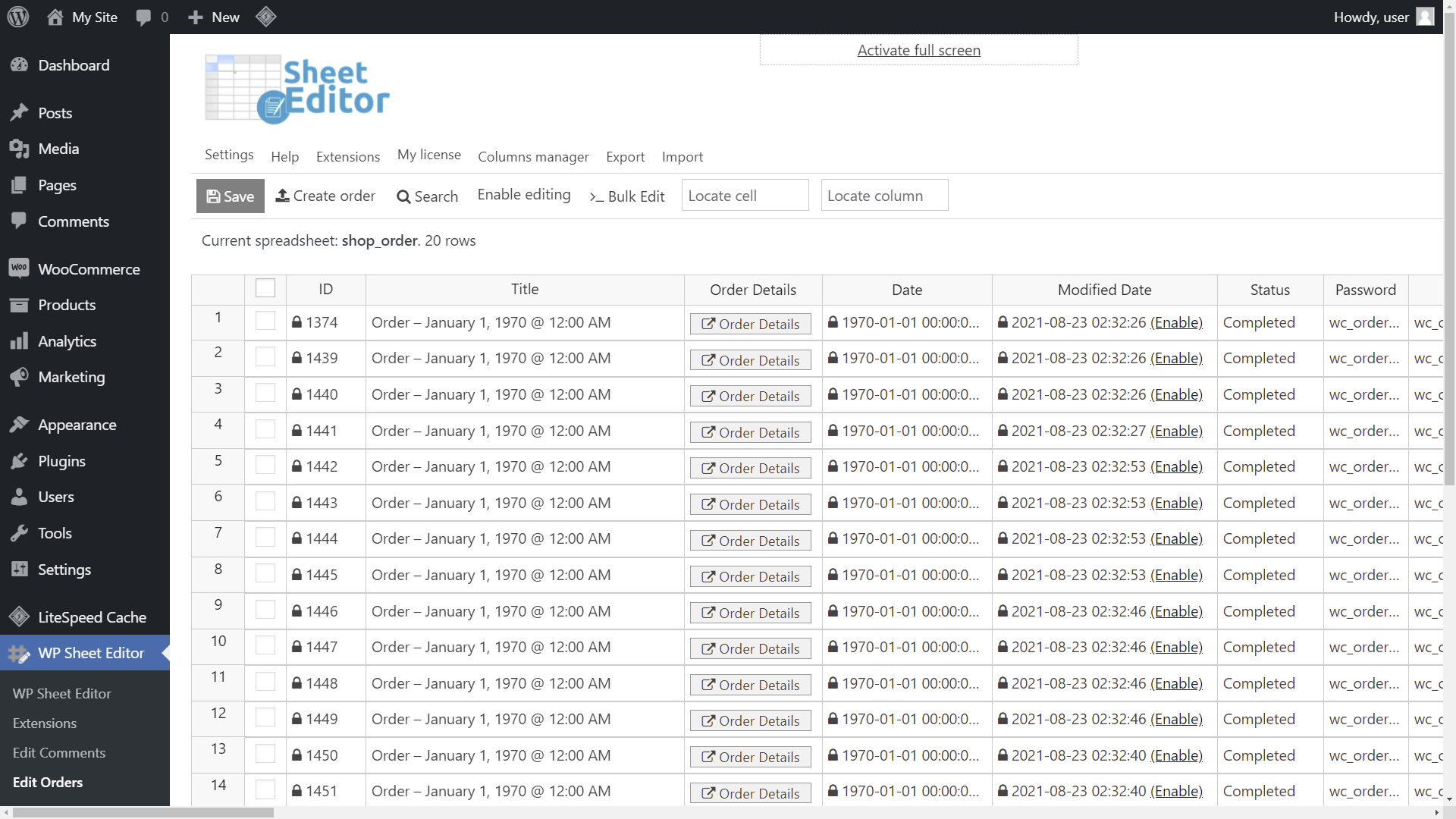 WooCommerce Orders - How to Bulk Delete Order Notes